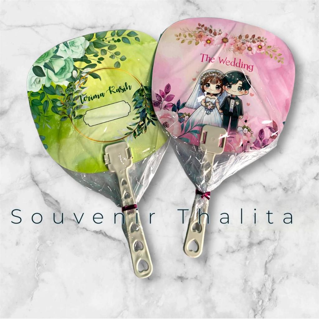 50PCS Wedding Fan Souvenirs in Plastic Packaging | Shopee Philippines