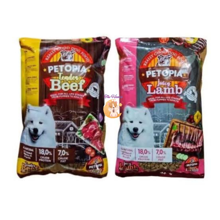 (The Ham's) Petopia Beef/Lamb New 800g Dogfood Dry Dog Food All Life ...