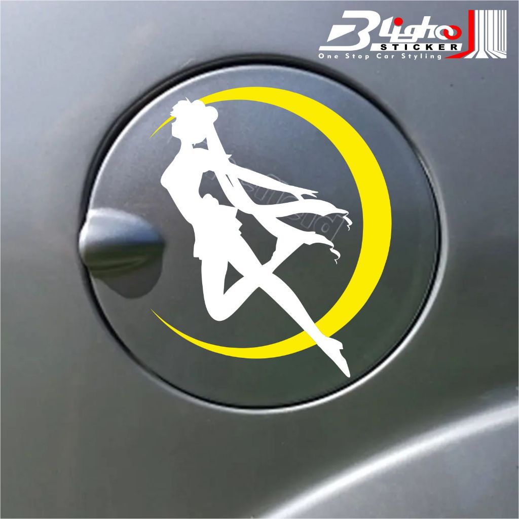 BLIGHOO - CUTE SAILOR MOON TANK COVER CAR STICKER COOL CAR CUTTING ...