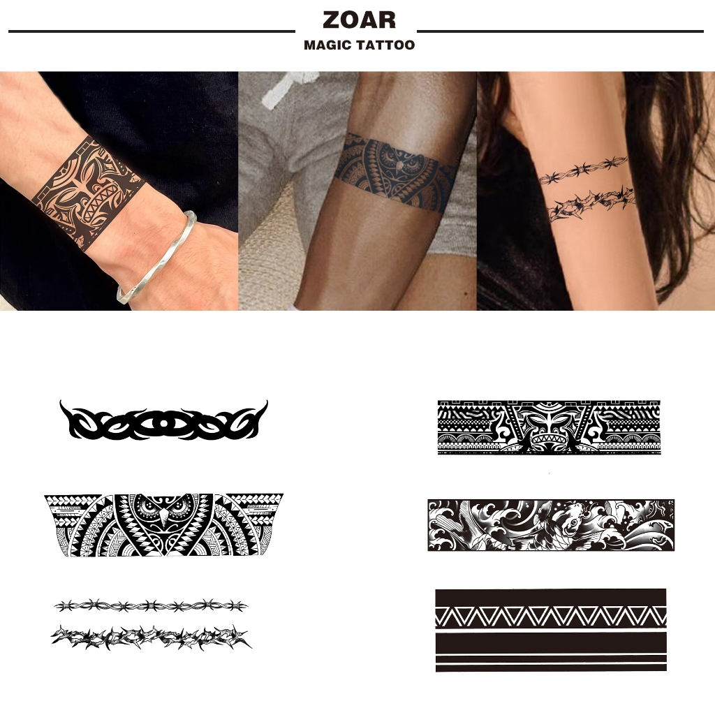 Y11 Temporary Tattoo Stickers [Armband Combination] Tattoo Sticker Art ...