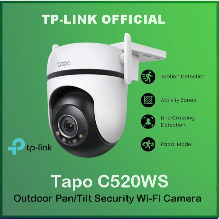 Tp-link Tapo C520WS 2K QHD CCTV Outdoor Pan/Tilt Security Wi-Fi Camera | Shopee Philippines