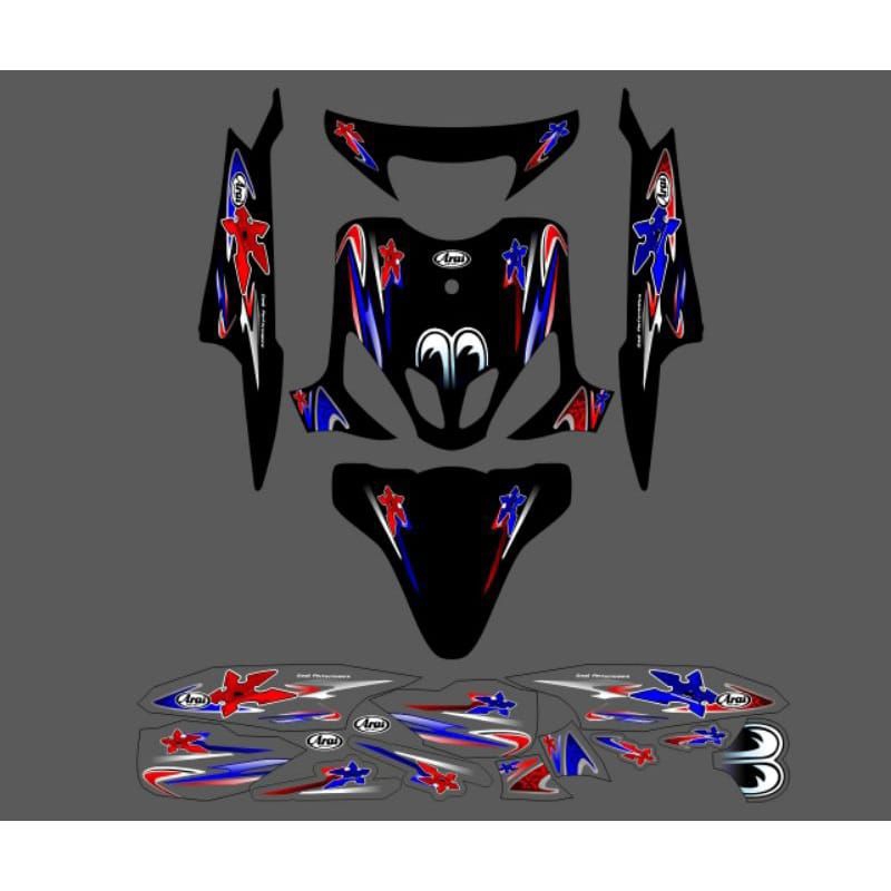 Mio SPORTY AND MIO SMILE TRANSPARENT STRIPING NAKANO ARAI COSTUME ...