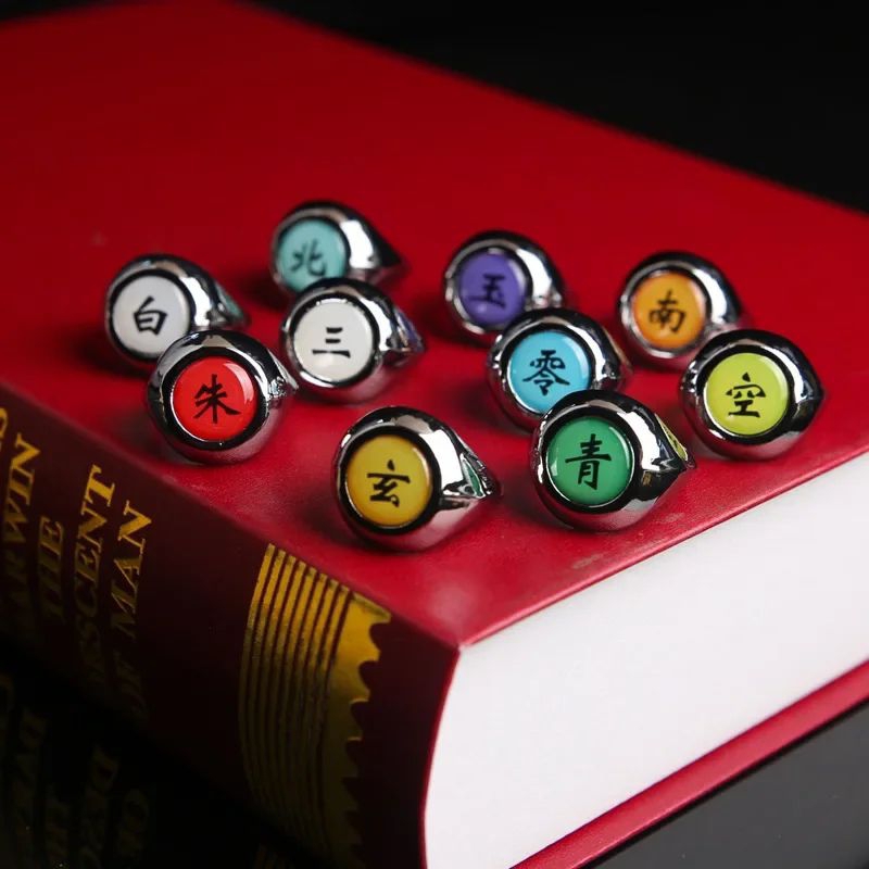 Elegant Naruto Edition Ring Akatsuki Clan Design (Adjustable) | Shopee ...