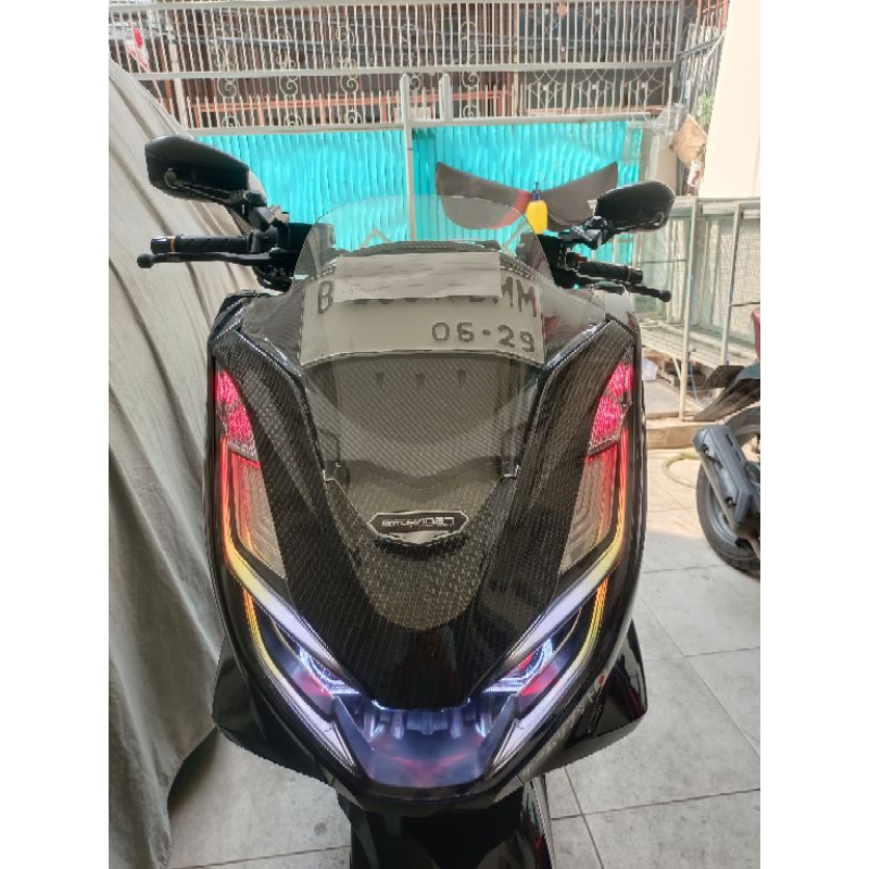 Pcx 160 visor standard model Honda pcx 160 windshield standard model ...