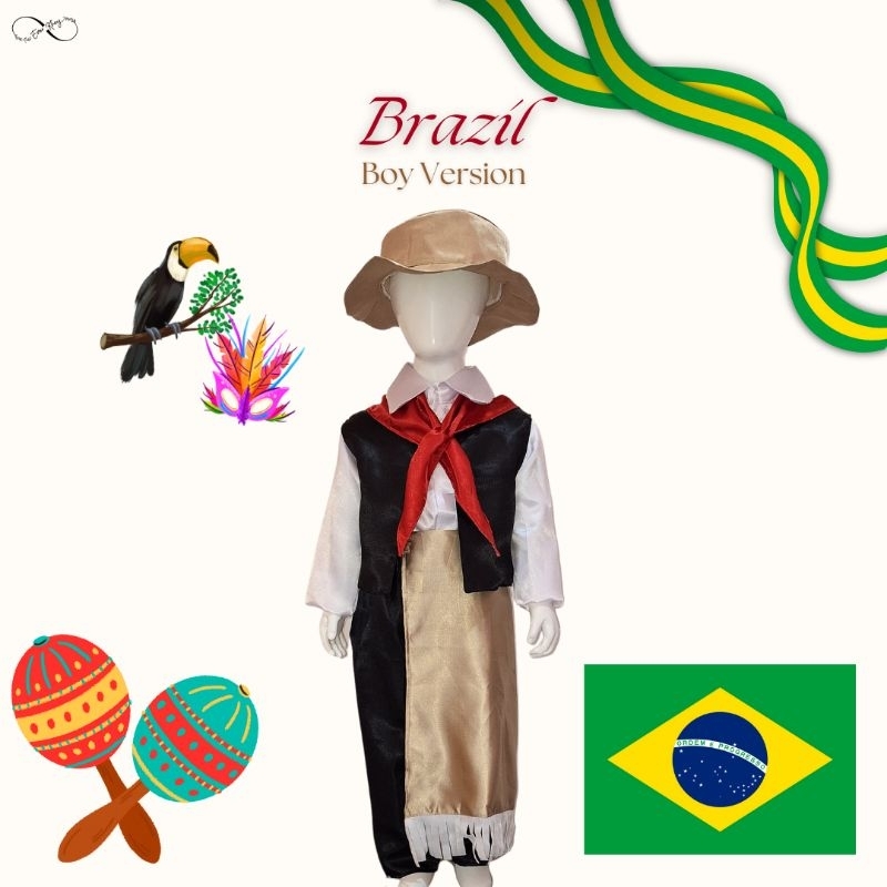 Brazilian Clothing Costumes for Boys and Adults | Brazil Traditional ...