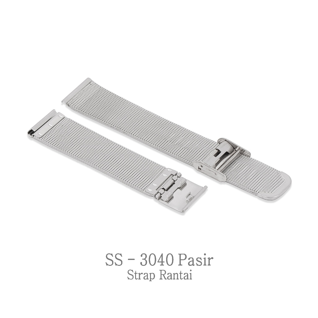 Stainless Steel Strap SS 3040 Sand Chain Band Stainless Steel Watch 18mm | Shopee Philippines