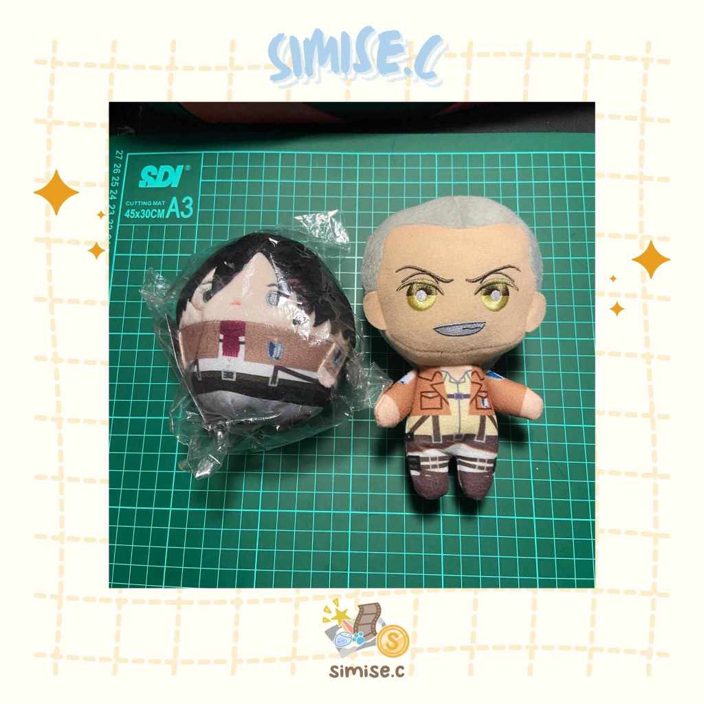 Attack On Titan Plush/Shingeki No Kyujin Doll - Mikasa Ackerman, Connie ...