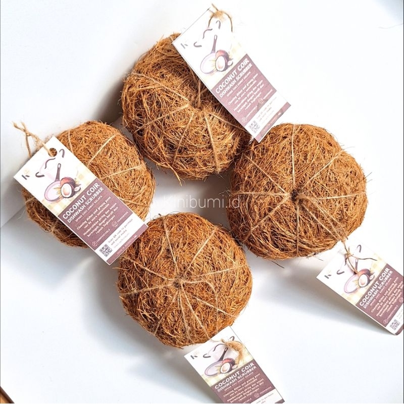 Coconut Coir Ball Dishwash Scrub Sponge Washing Sponge Coconut Coir ...