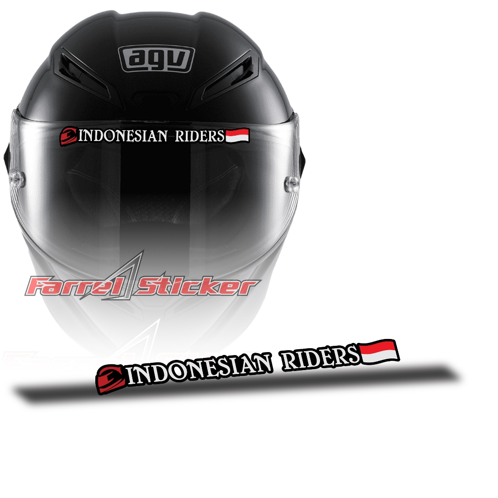 Indonesian RIDERS HELMET sticker | Shopee Philippines