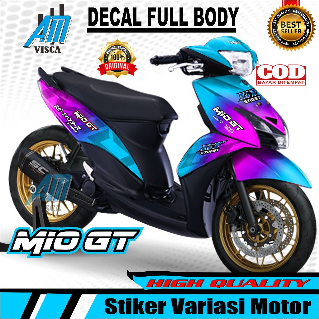 Mio Gt Full Body Sticker Decal | Mio Gt Variation Sticker Decal ...