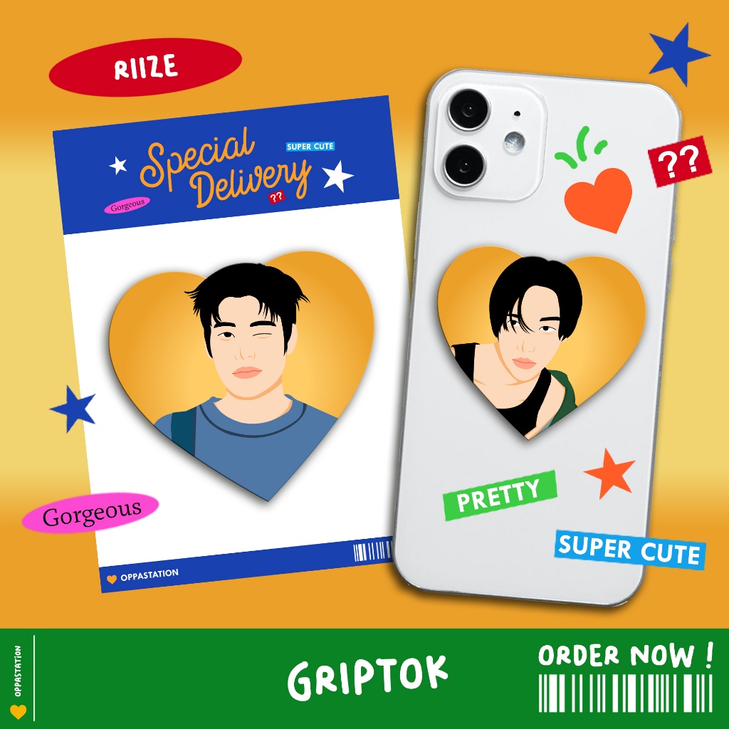 Griptok/popsocket RIIZE | Wonbin, SOHEE, ANTON, SHOTARO, SUNGCHAN, EUNSEOK, SEUNGHAN | Shopee ...
