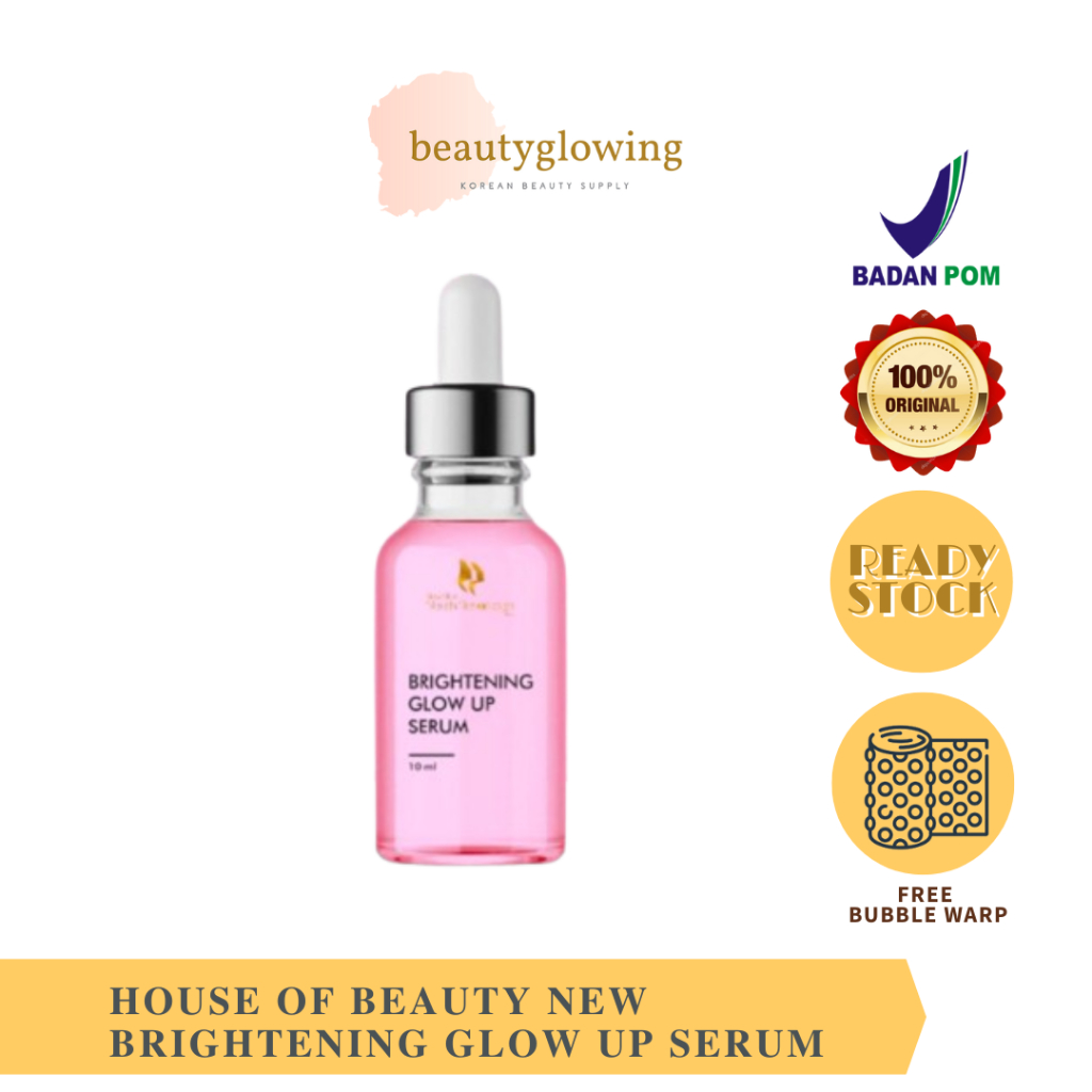 Hob House Of Beauty New Brightening Glow up PINK FACE Serum New Skin Youth Revolution Plus Serum ...