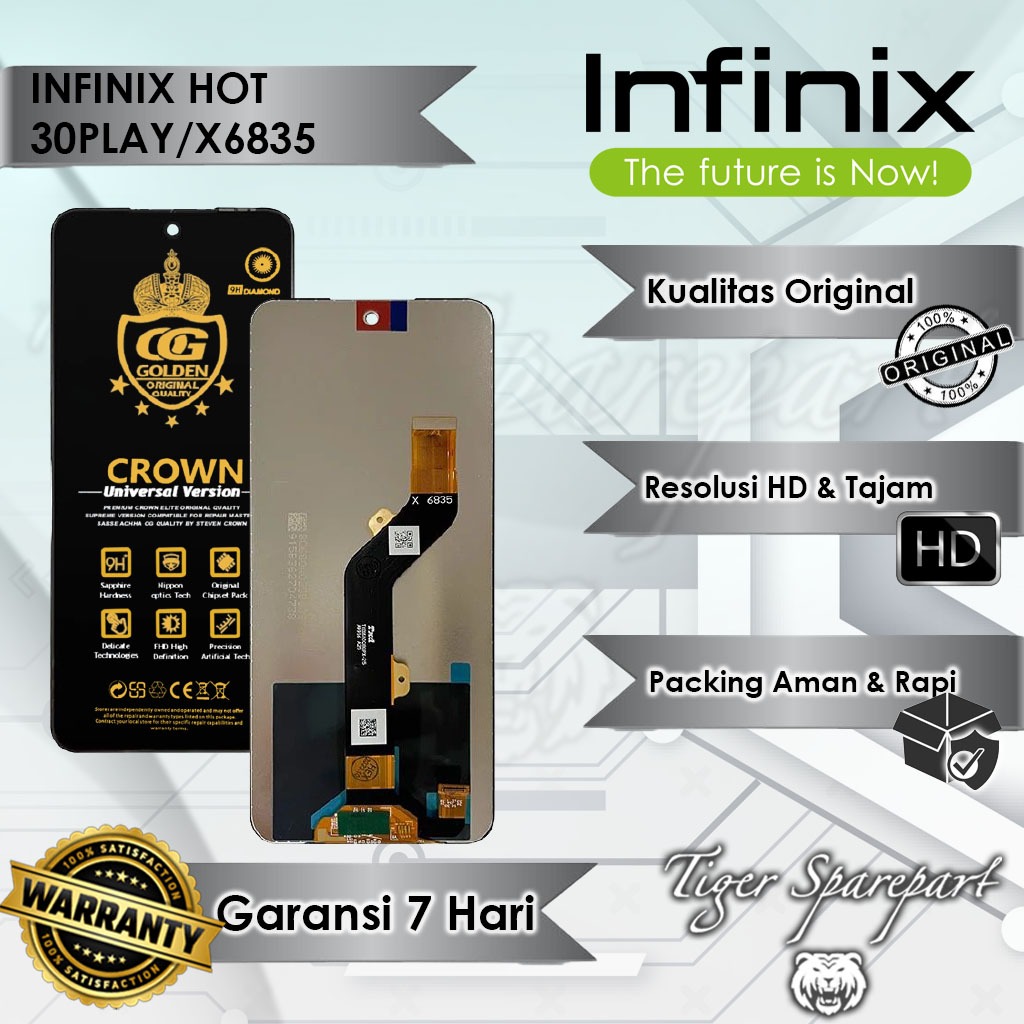 Infinix HOT 30 PLAY LCD TOUCHSCREEN - X6835 FULLSET | Shopee Philippines