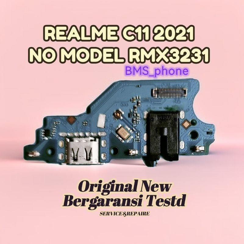 Pcb Board Casing Connector Mic Casing Connector Realme C11 2021 Model Rmx3231 Original | Shopee ...