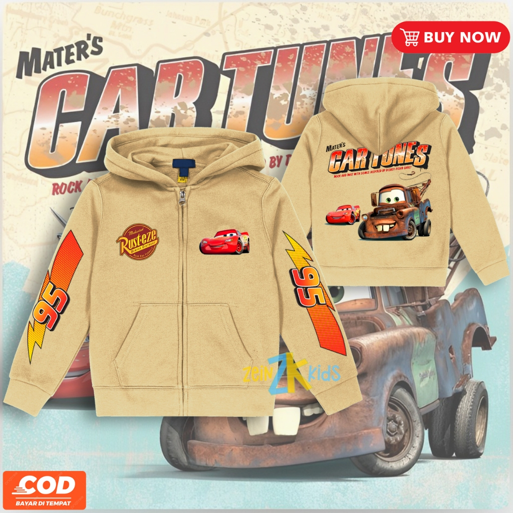 Lightning Mcqueen & Tow Mater Children's Hoodie/Cars Mcqueen Children's ...