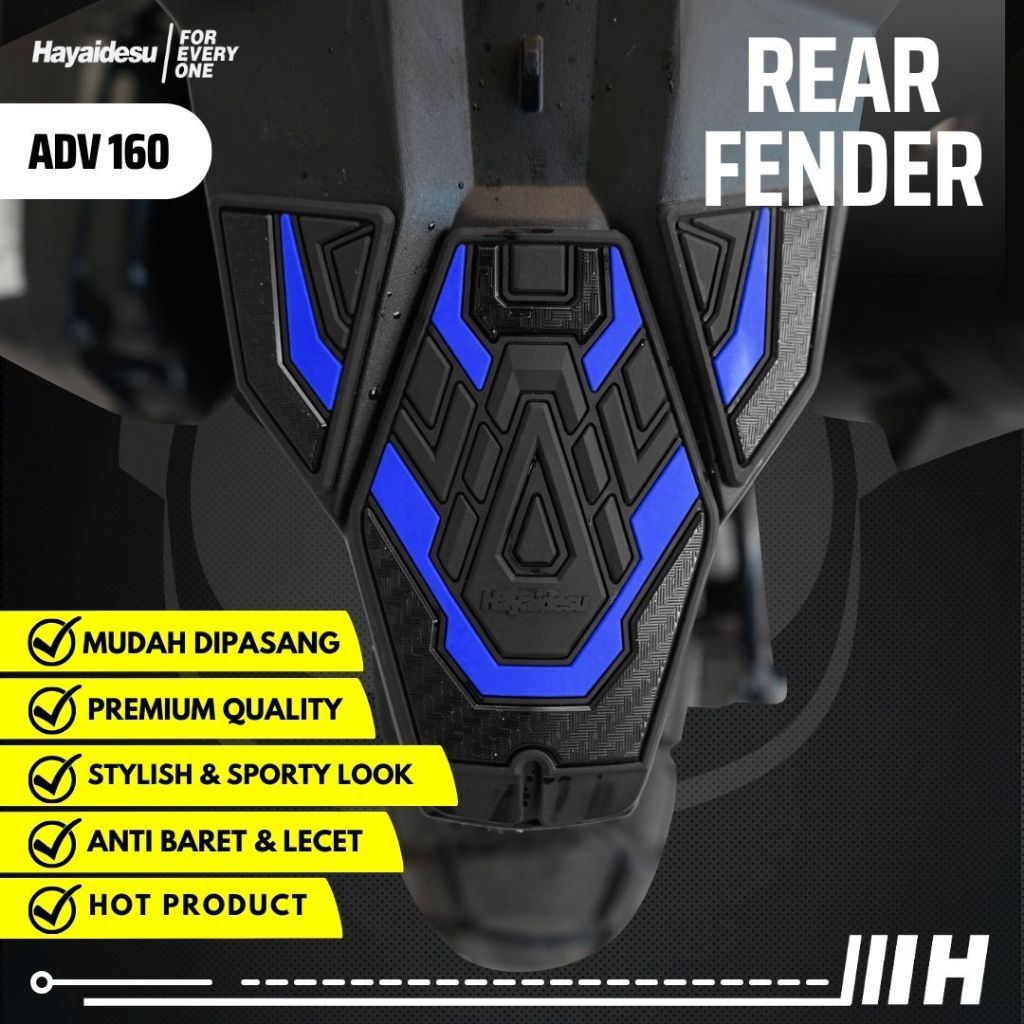 Honda ADV 160 Rear Fender Body Protector Cover Hayaidesu | Shopee ...