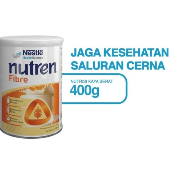 Nutren Fiber High Fiber & High Protein Milk 400gr | Shopee Philippines