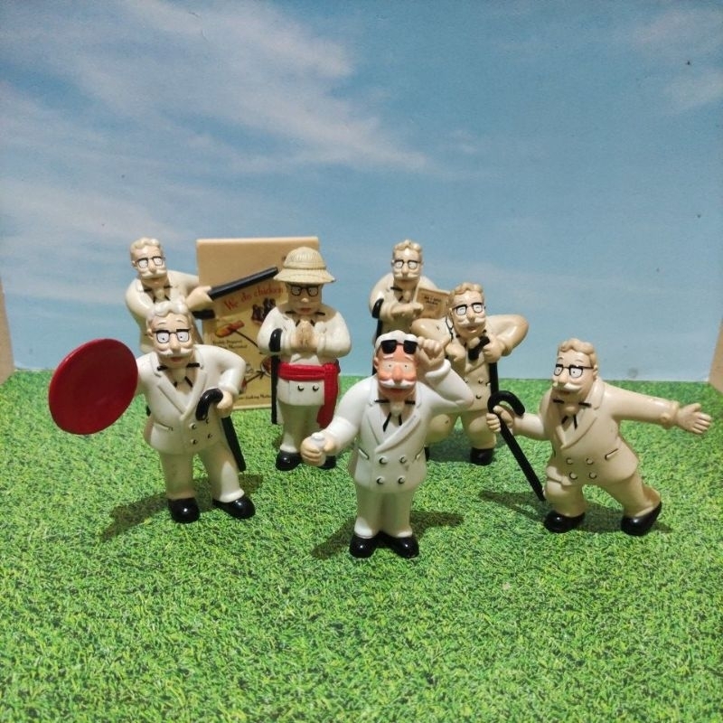 Vintage KFC Figure Model Colonel Sanders Rare Collection | Shopee ...