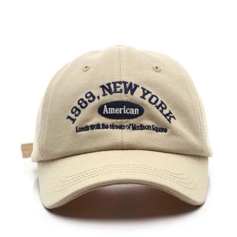 Men's And Women's Hats Cap Hat Cotton Material Embroidery 1989 NEW YORK ...