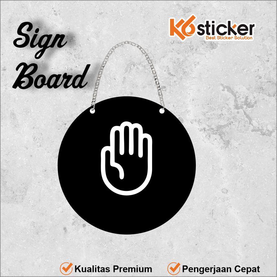 Chain Strap Acrylic Sign Board "STAFF ONLY" | Shopee Philippines
