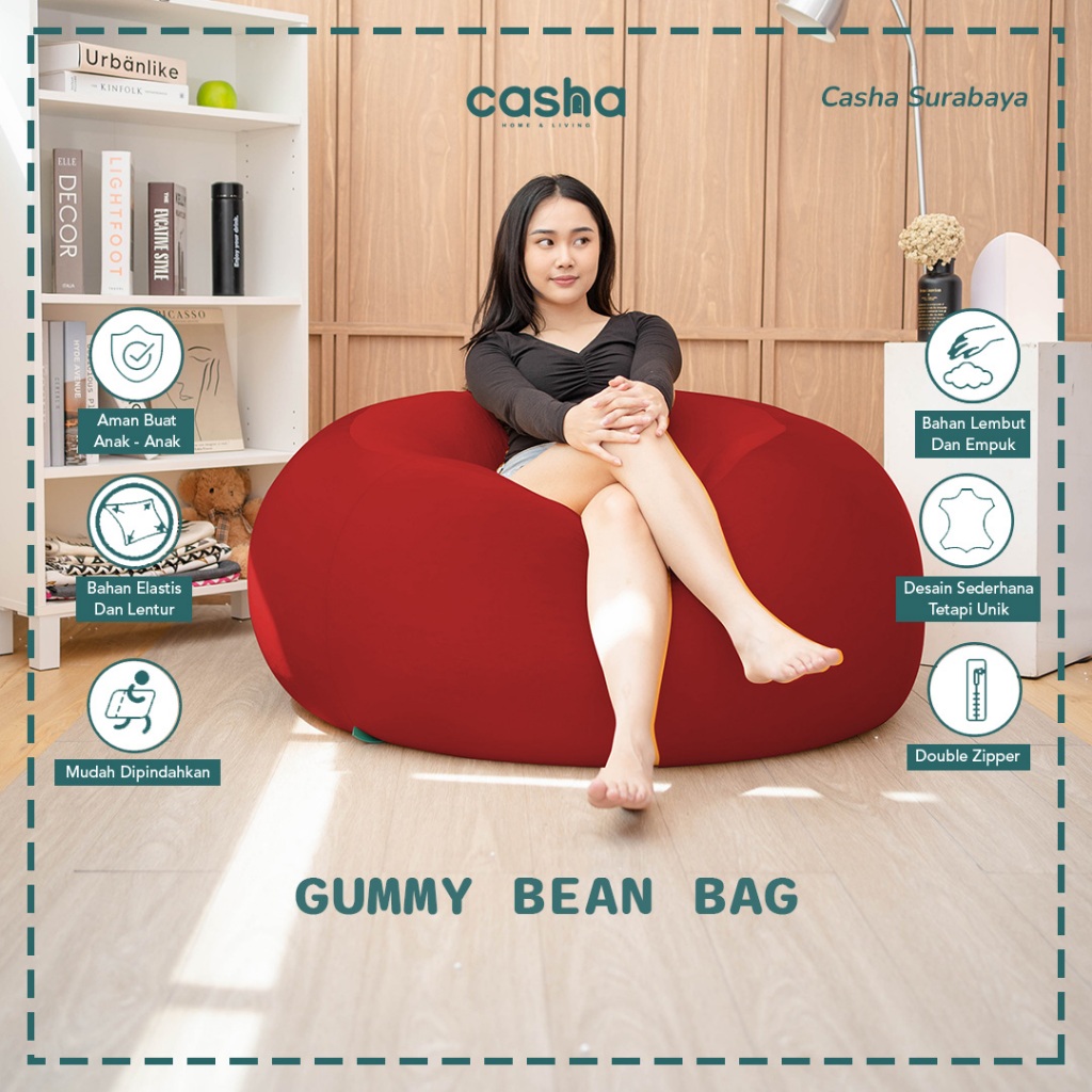 (INSTANT) CASHA- Gummy L Material POLYESTER STRETCH PLUS CONTENTS ...