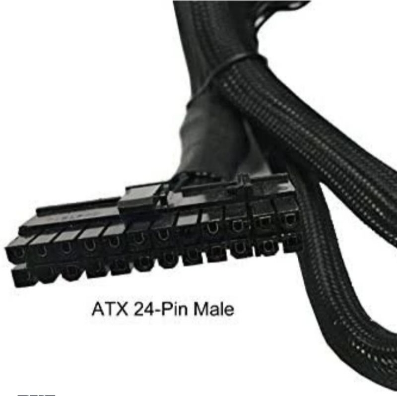 24 pin to 20+4 atx psu silverstone modular cable | Shopee Philippines