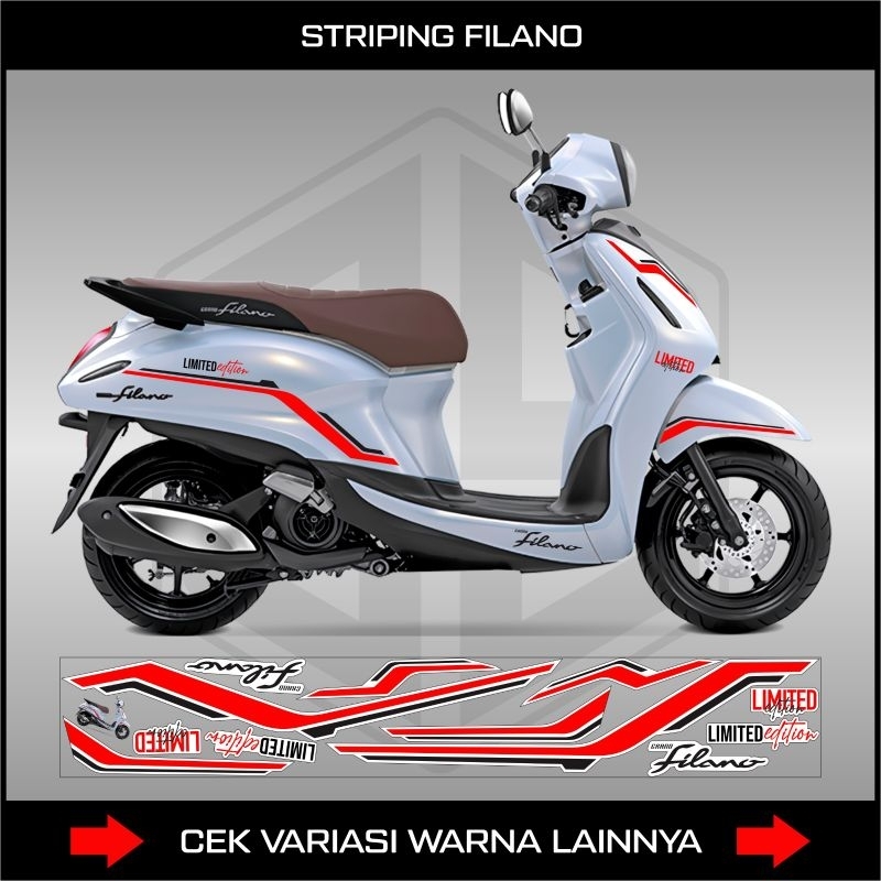 Filano Limited Edition Motorcycle List Sticker Striping / Yamaha Grand ...