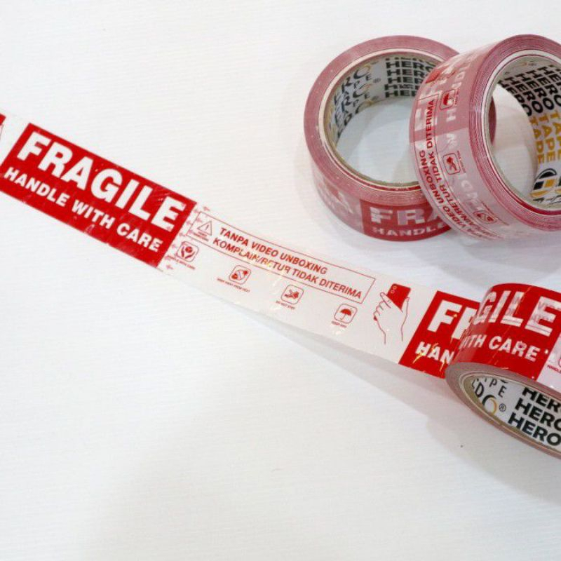 Unboxing FRAGILE Duct Tape (Hero Tape 45mm x 100 Yard) | Shopee Philippines