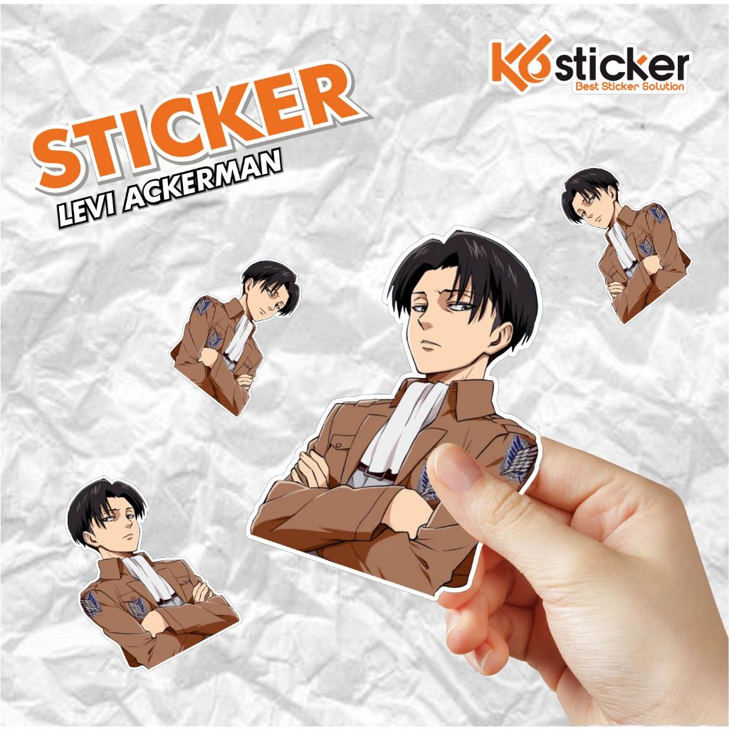 Sticker Levi Ackerman Case Phone Logo Brand Band Aesthetic Journal ...
