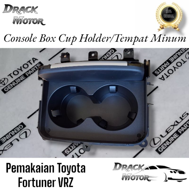 CONSOLE BOX CUP HOLDER/Drinker BOX TOYOTA FORTUNER VRZ ORIGINAL UNIT ...
