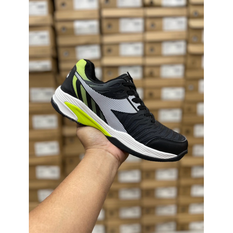 Diadora KESUKI BLACK DIATE TENNIS Shoes240101B ORIGINAL SHOES | Shopee ...