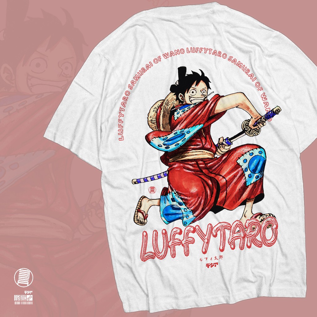 T-shirt Luffytaro Wano Arc Monkey D Luffy One Piece Straw Hat Anime ...