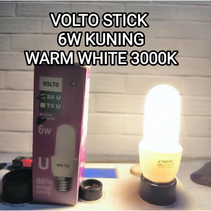 CAHAYA Volto Led Stick Light 6W 6 Watt Yellow Light Warm White 3000K ...