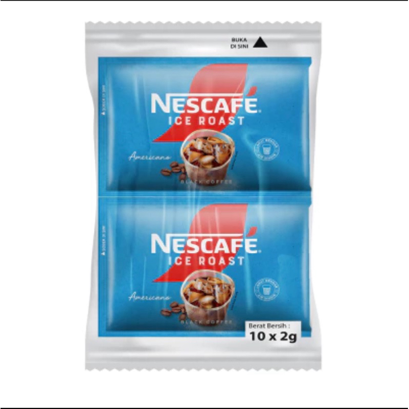Nescafe ICE ROAST 10x2GR Cold Instant Coffee AMERICANO PER Pack | Shopee Philippines