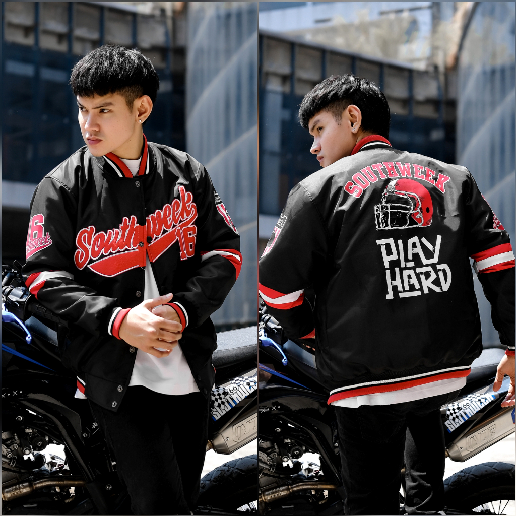Original Salvio Hexia Baseball Jacket - Distro Quality Bomber Jacket ...