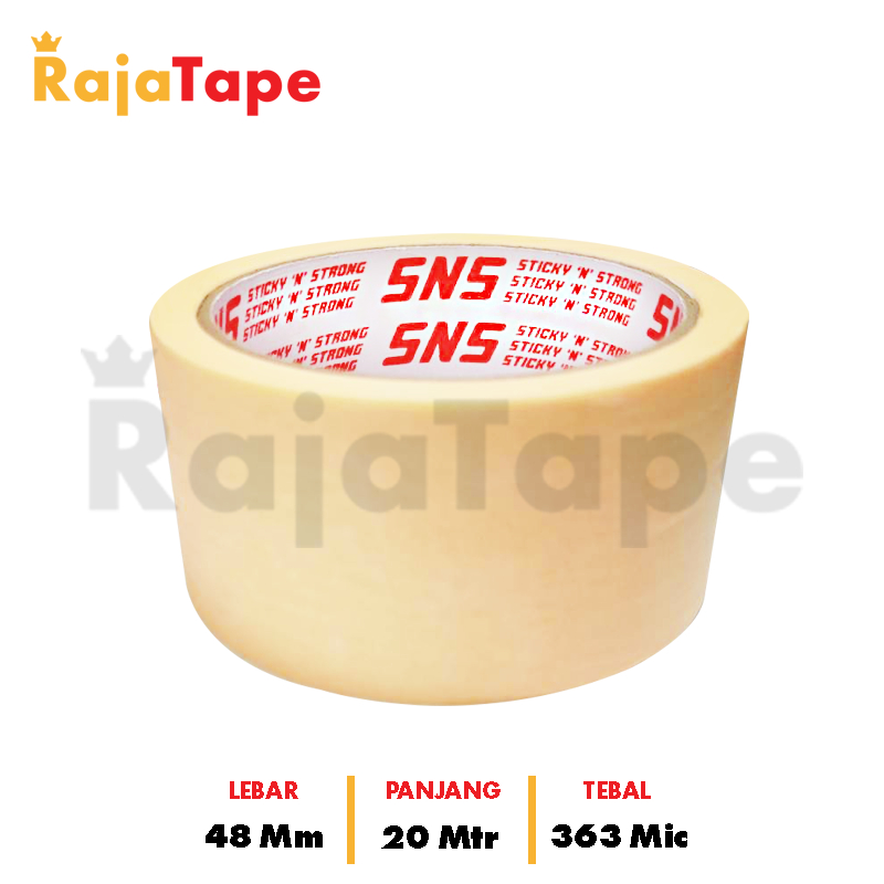 Paper Duct Tape / Masking Tape 20 Meters x 48 Mm (2 Inch) Sticky N ...