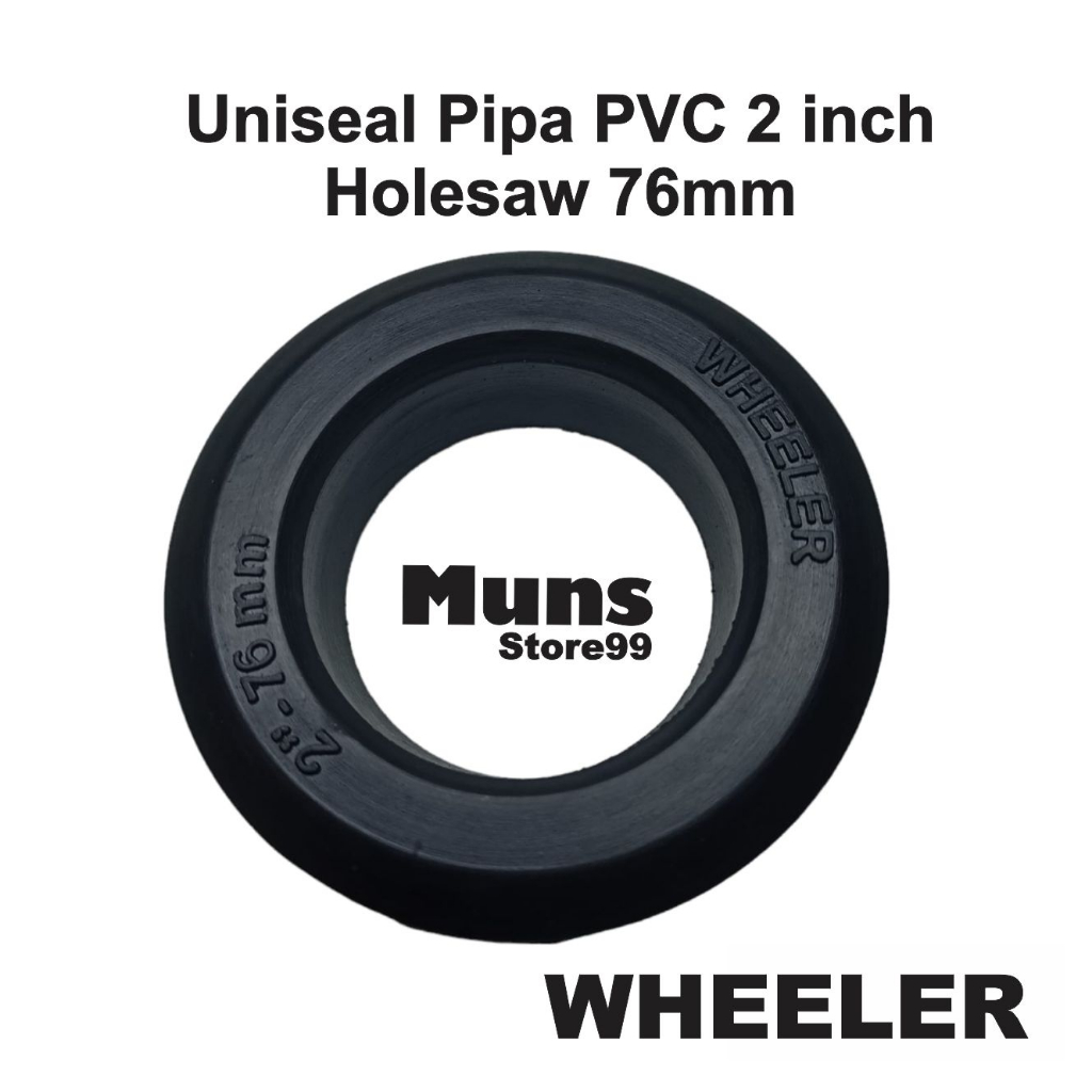 Uniseal Rubber PVC Pipe 2 Inch Aquaponic and Hydroponic WHEELER Systems | Shopee Philippines