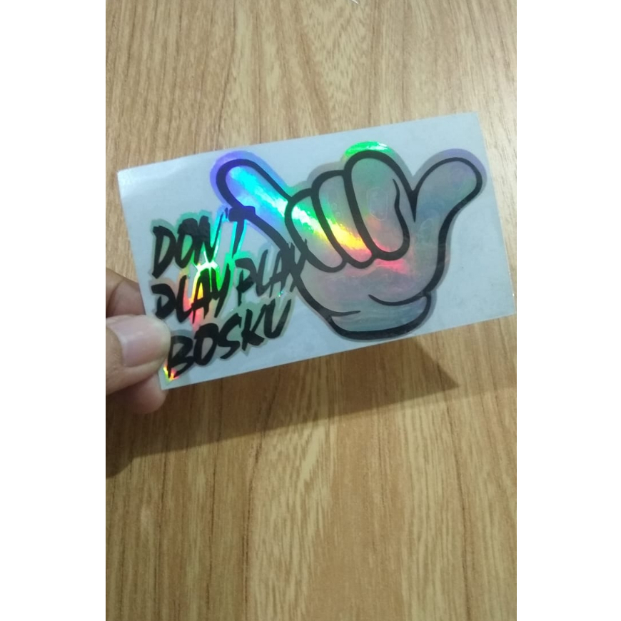 My Boss's play play Cut Sticker | Shopee Philippines