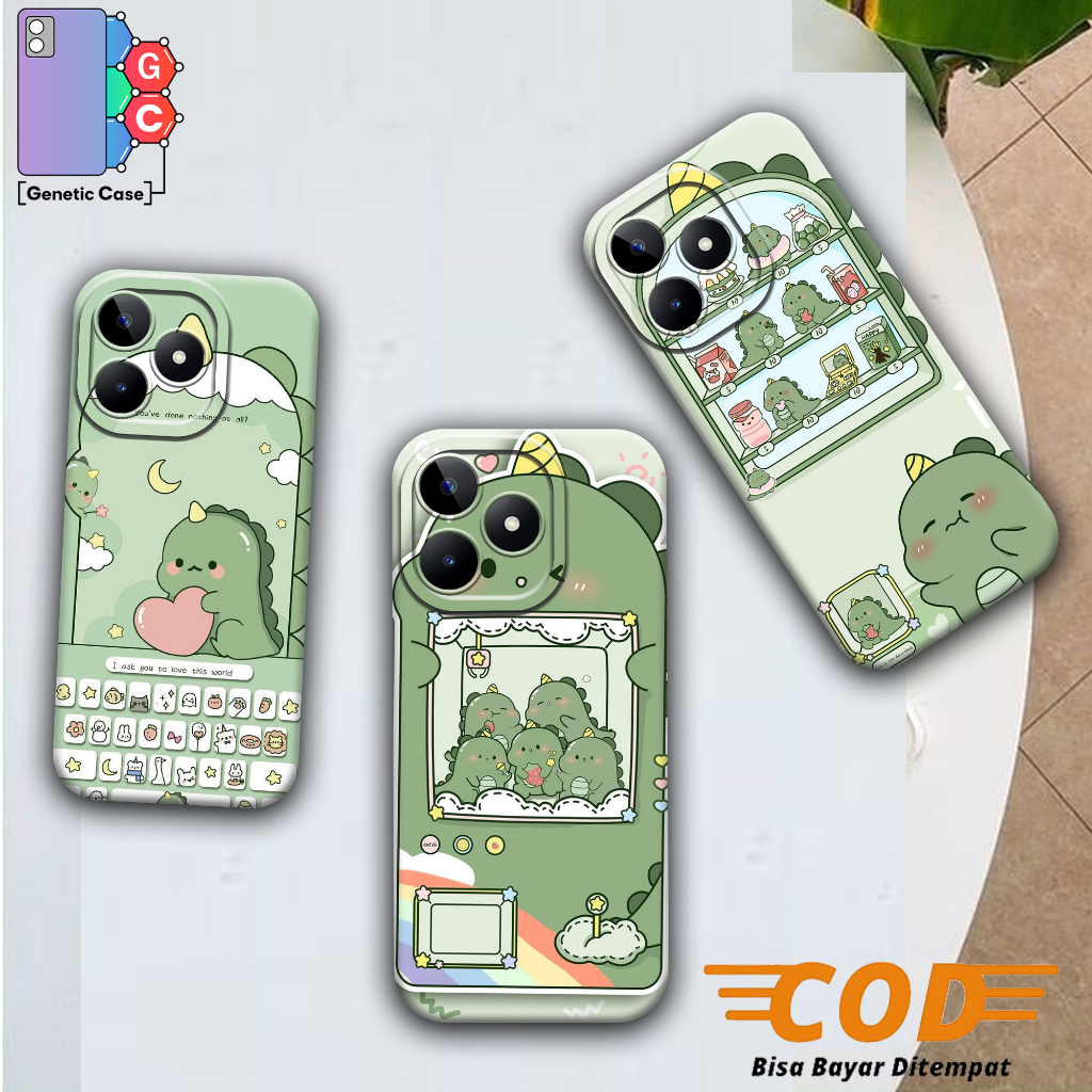 Softcase DINO FOR REDMI 4A 5 8 6A 9A 9C 10A A1 A2 10 10C 12 12C NOTE 7 ...