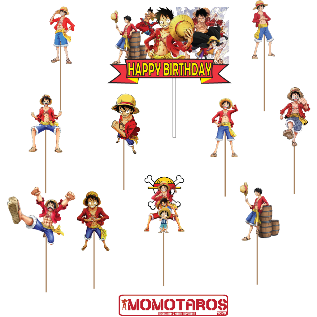 Monkey D Luffy Solo One piece cake Topper | Shopee Philippines