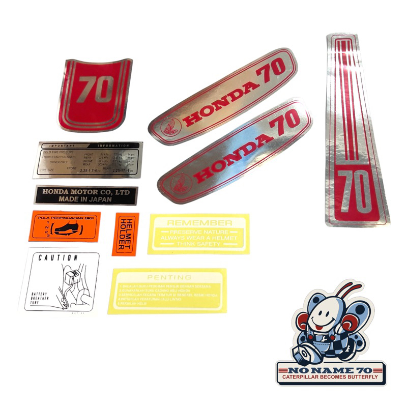 Striping sticker sticker honda c70 Potty | Shopee Philippines