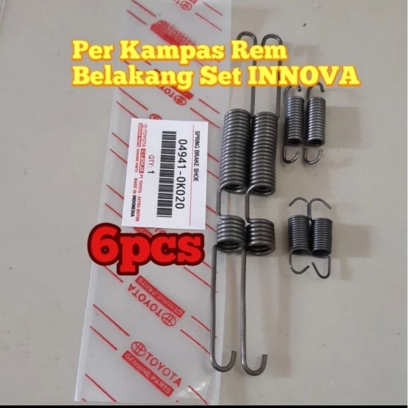 Rear brake pads set INNOVA 04941-0K020 | Shopee Philippines