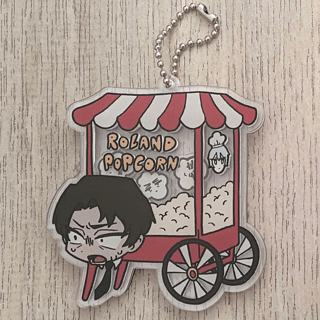 Library of Ruina Roland Shaker Machine Keychain Fanart by Tofuaru ...