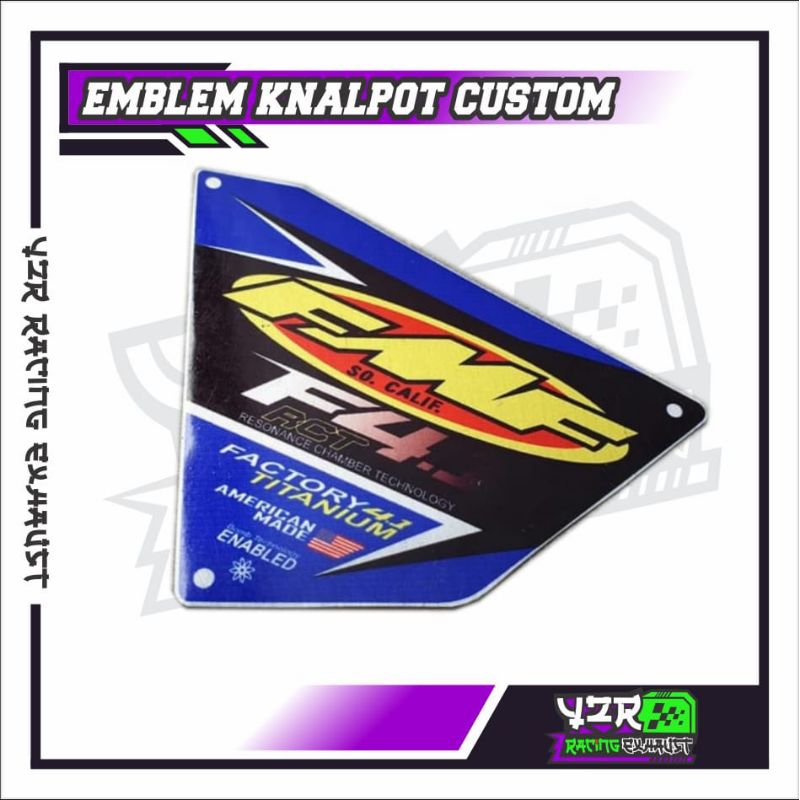 Fmf F4. Brand RACING Exhaust EMBLEM | Shopee Philippines