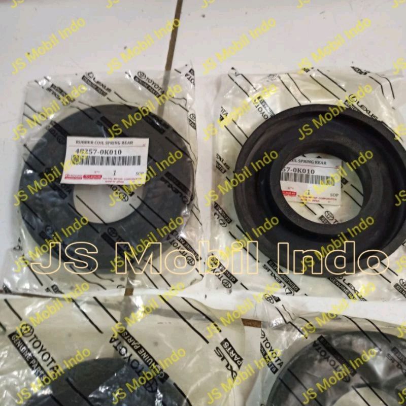 Original Toyota Innova Hilux Fortuner Rear Snail Spring Coaster Rubber ...