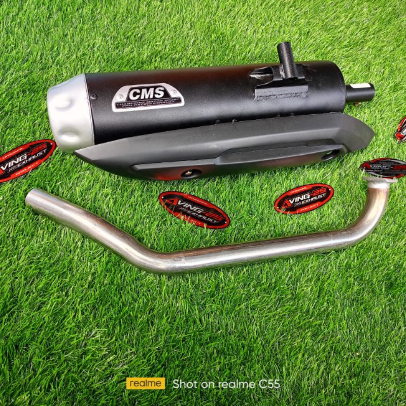 Exhaust COPY CMS FULLSYSTEM Smooth Wetting pnp all matic Beat Vario 125 ...