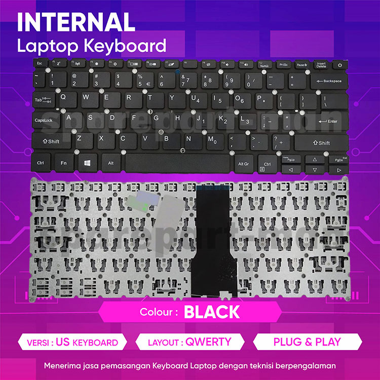 Acer Aspire 3 A314-22 A314-35 5 A514-52 A514-53 A514-54 Keyboard ...