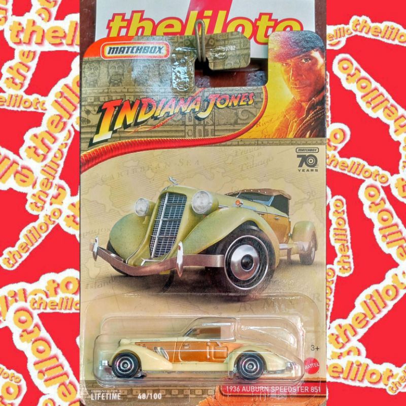 Matchbox 1936 AUBURN SPEEDSTER 851 INDIANA JONES | Shopee Philippines