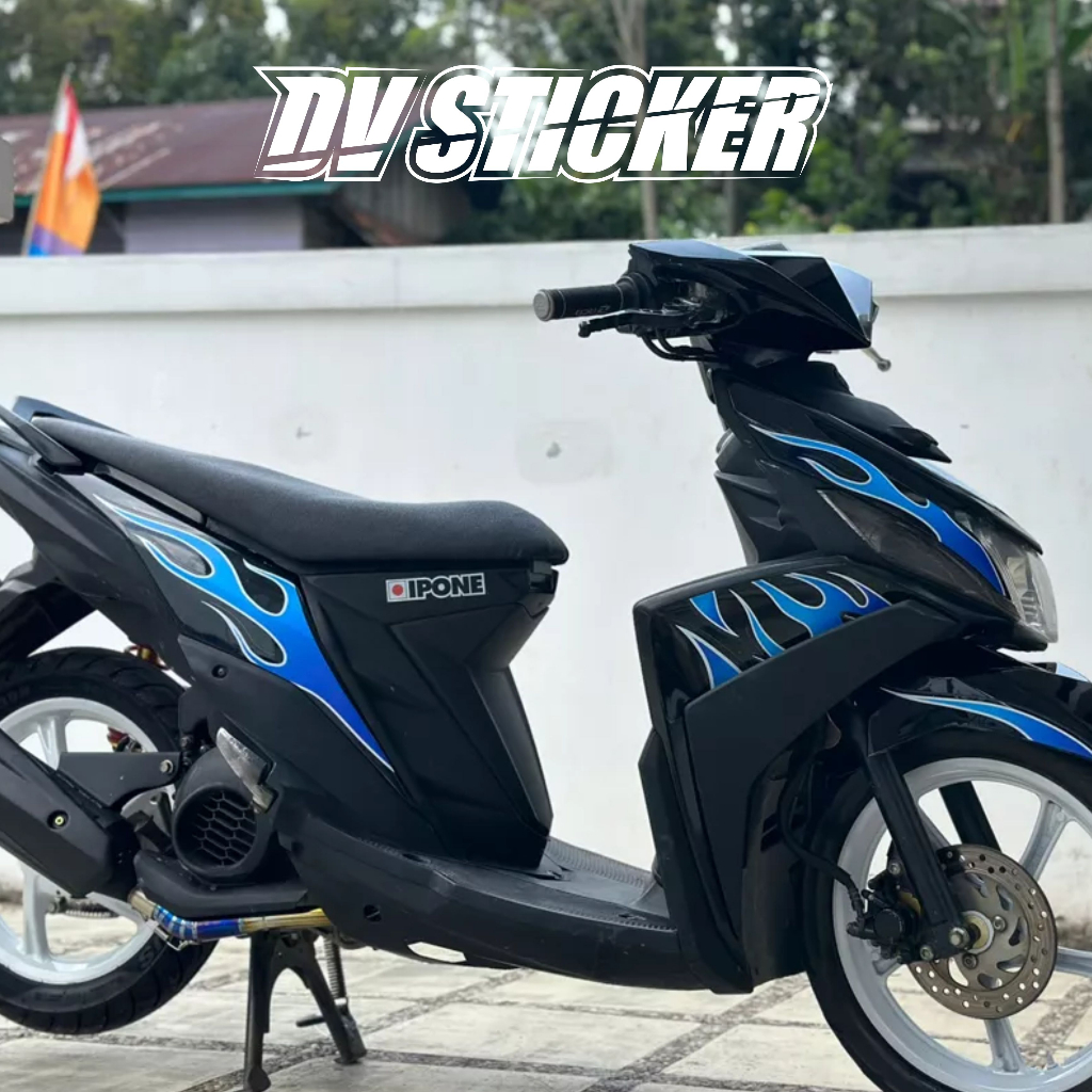 Mio M3 Transparent Sticker Decal Striping Mio M3/Mio Z/Mio 125 Fire ...