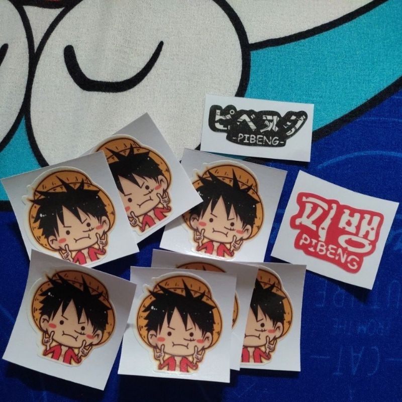 Luffy onepiece chibi Sticker | Shopee Philippines